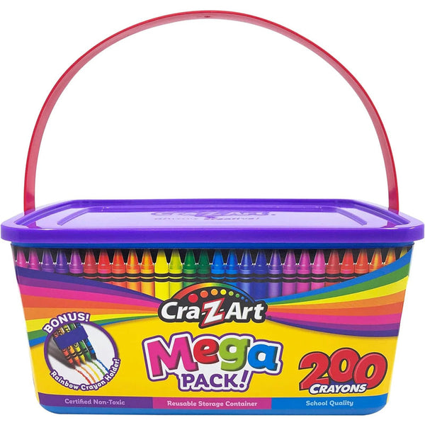 CRA-Z-ART Mega Pack 200 pcs Crayons – Wild Willy