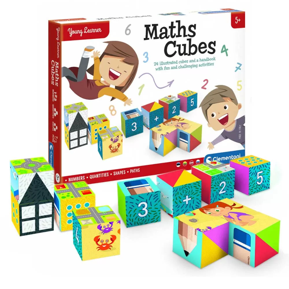 Clementoni Young Learner Maths Cubes – Wild Willy